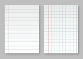 Lined paper from Royalty Free Vector Image - VectorStock