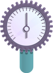 Meter manometer icon cartoon style Royalty Free Vector Image