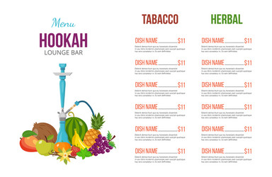Shisha Menu Vector Images (over 200)