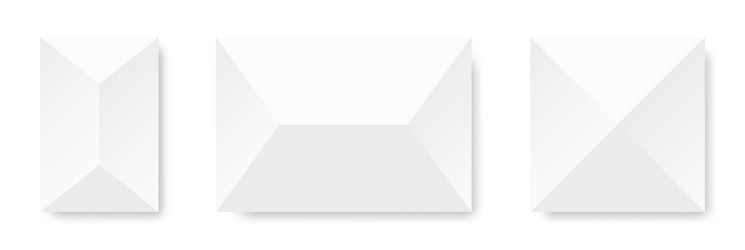 White square tent top view event or party marquee Vector Image