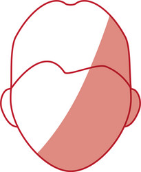 Man faceless head Royalty Free Vector Image - VectorStock