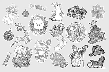 Winter Season Outline Vector Images (over 48,000)
