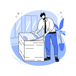 Business liquidation isolated cartoon Royalty Free Vector