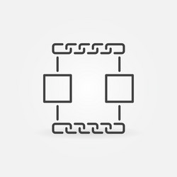 Cinder blocks icons set Royalty Free Vector Image