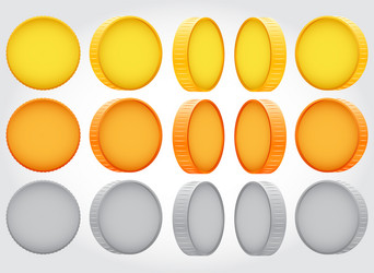 Gold silver gradient background bronze Royalty Free Vector