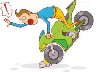 Motorcycle Accident Cartoon Vector Images (over 150)