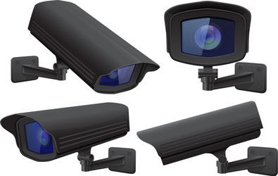 Cctv camera security surveillance system Vector Image