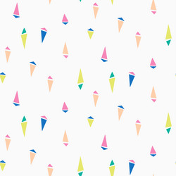 Confetti seamless white background Royalty Free Vector Image