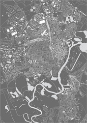 Map of the city gomel belarus Royalty Free Vector Image