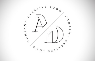 Elegant letter gj initials logo for corporate Vector Image