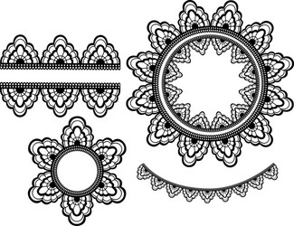 Lace Royalty Free Vector Image - VectorStock