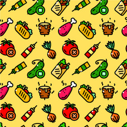 Musical instruments seamless pattern Royalty Free Vector