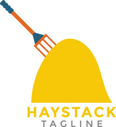 0264 haystack Royalty Free Vector Image - VectorStock