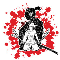 Ninja Master Cartoon Vector Images (over 200)