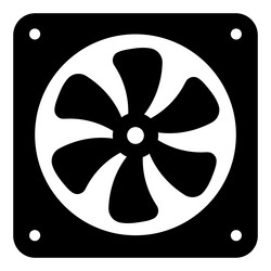Exhaust fan symbol Vector Images & Graphics for Commercial Use ...