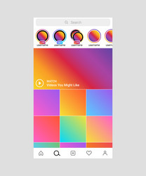 Live camera screen interface Royalty Free Vector Image
