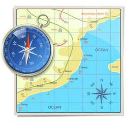 Map Azimuth Compass Vector Images (39)