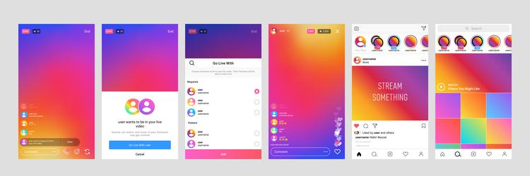 Thermographic camera color palettes Royalty Free Vector