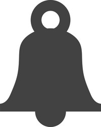 Colorful bell abstract logo design template Vector Image