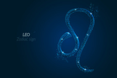 Abstract futuristic image of aquarius zodiac sign Vector Image