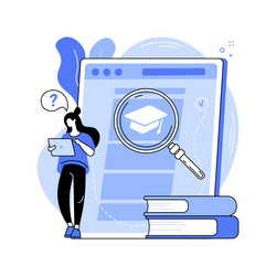 Study everywhere isolated cartoon Royalty Free Vector Image