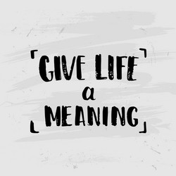 Never give a positive life inspirational quotes Vector Image