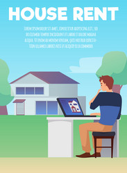 House Rent Poster Vector Images (over 1,200)