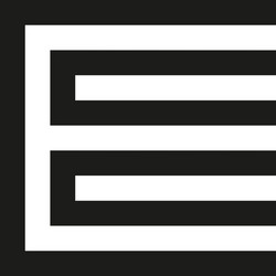 Unusual geometric letter e architecture Royalty Free Vector