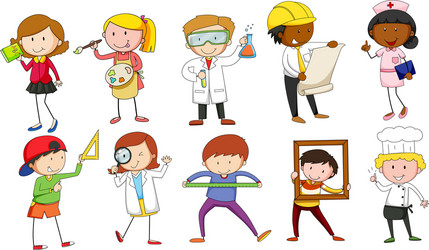 Career Pictures for Kids Vector Images (over 230)
