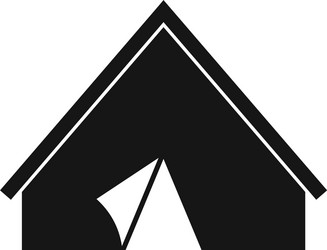 Quiet space location icon outline style Royalty Free Vector