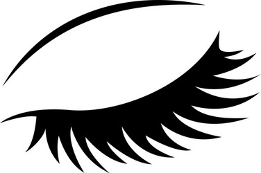 Eyelash graphic design template isolated Vector Image
