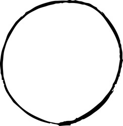 Variations thin circles for handwritten scoring Vector Image