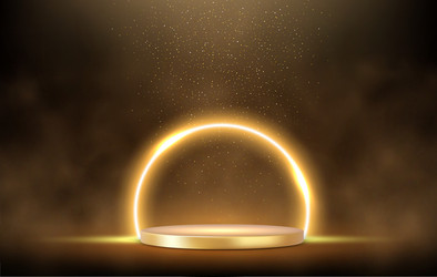 Top 25 best podium award sign golden object Vector Image