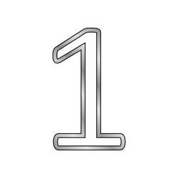 Number One Color Vector Images (over 11,000)