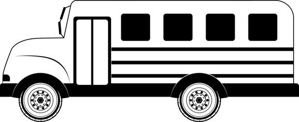 School Bus Black and White Vector Images (over 12,000)