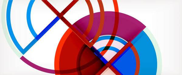 Abstract colorful circles background Royalty Free Vector