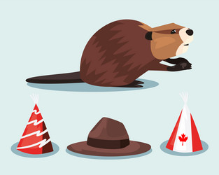Canadian Beaver Vector Images (over 1,300)