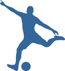 Soccer logo design creative football Royalty Free Vector