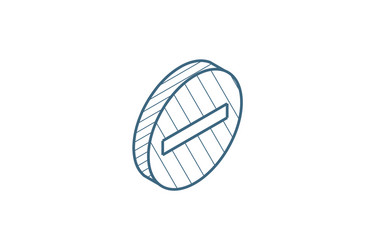 Button less icon Royalty Free Vector Image - VectorStock