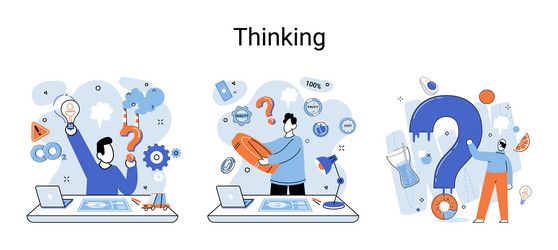 Person Thinking Doodle Vector Images (over 2,200)