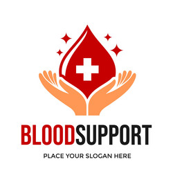 Dialysis or blood circulation logo template Vector Image