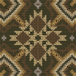 Textured tribal ethnic tapestry seamless pattern Vector Image