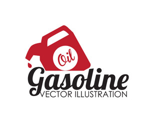 Fuel design over white background Royalty Free Vector Image