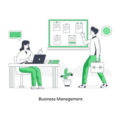 Business management Royalty Free Vector Image - VectorStock