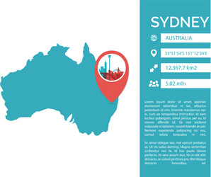 Map Sydney Infographic Vector Images (over 100)