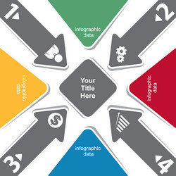 Arrow infographic concept Royalty Free Vector Image