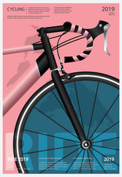 Cycling poster Royalty Free Vector Image - VectorStock