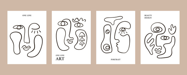 Abstract geometric typography with lines Vector Image