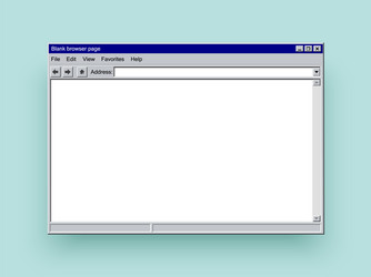 Windows xp application interface with buttons Vector Image