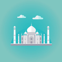 Taj mahal Royalty Free Vector Image - VectorStock